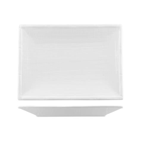 Classicware Rectangular Plates Bamboo Texture Long Fine