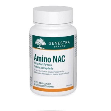 Genestra Amino Nac 500mg 60 Veg Capsules