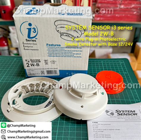 System Sensor 2w B 2 Wire Plug In Photoelectric Smoke Detector With