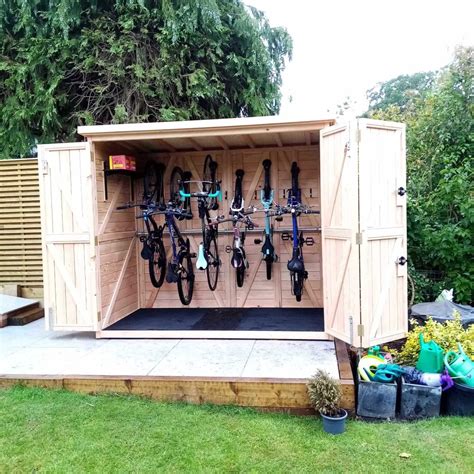 V Shed Vertical Bike Storage Shed The Bike Shed Company