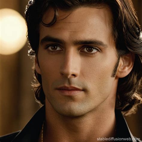 Handsome Brown Eyed Man Stable Diffusion Online