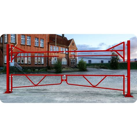 Double Swing Height Restrictor For Two Lanes With Swing Gates Ssuk