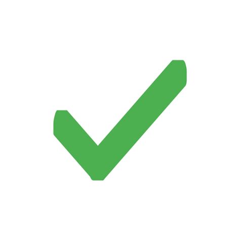 Green Check Mark Button Without Text 18824865 Png