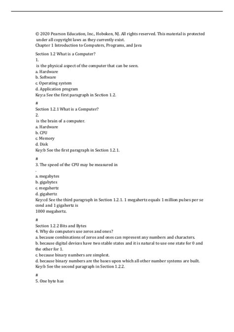 Test Bank For Introduction To Java Programming And Data Structures