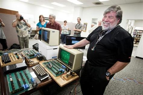 Apple Co Founder Steve Wozniak Test Drives Ancient Apple 1 Computers