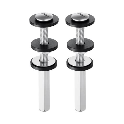 Kffkff Universal Toilet Seat Bolts Kit 2pcs Durable Metal Toilet Tank
