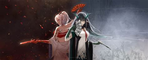 Nian And Dusk Arknights Drawn By Niuy Danbooru