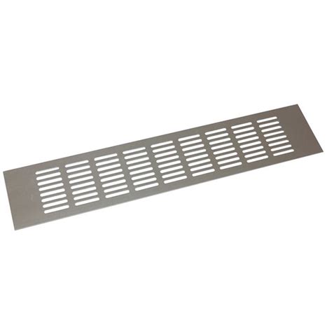 Air Vent Rectangular Aluminium 400mm X 80mm
