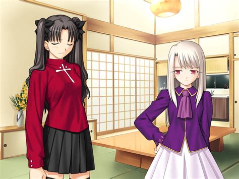 Rin Tohsaka Illyasviel Von Einzbern【fatestay Night Visual Novel】
