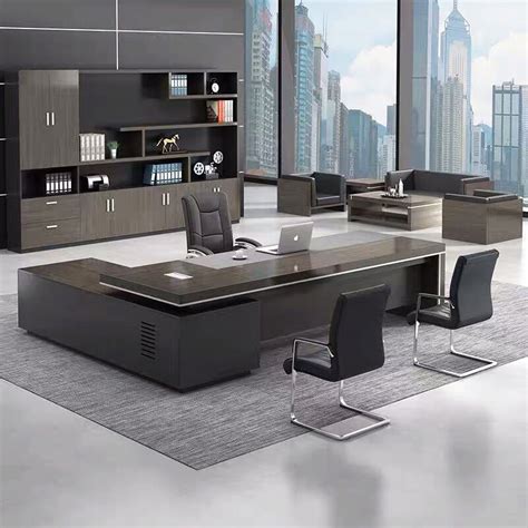 Luxury Foshan Custom Ceo Table Office Wooden Table Executive Desk Modern Office Furniture