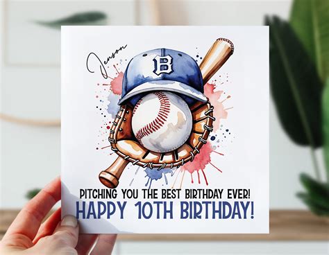 Baseball Birthday Cards