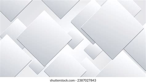 Creative White Background Bright Square Shapes Stock Vector Royalty