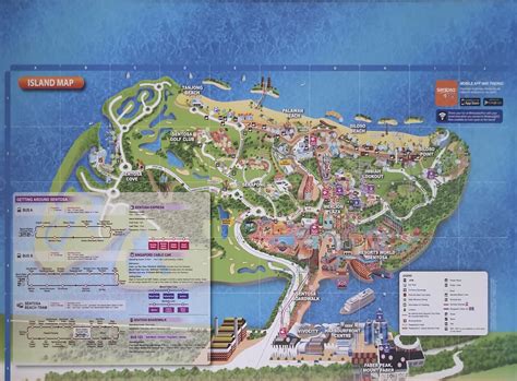Sentosa Island Map Attractions 60 Photos
