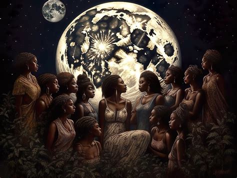 Gathering Of Lineage Black Spiritual Art Ancestor Art Inspirational
