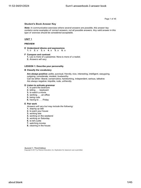 Sum1 Answerbook 3 Answer Book Pdf Money Credit Card