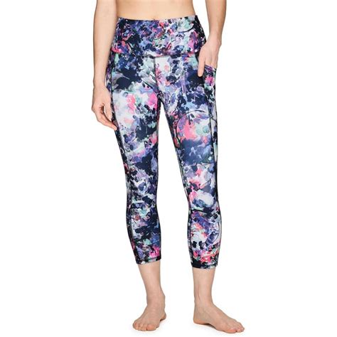 Rbx Active Womens Capris Leggings Yoga Athletic Workout Cropped