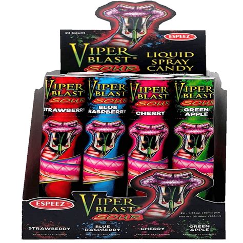 Viper Blast Sour Spray Candy Novelty Candy