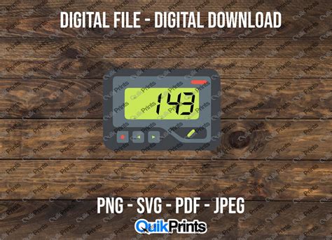 Pager Code 143 Digital Download Png Jpeg And Pdf File Etsy