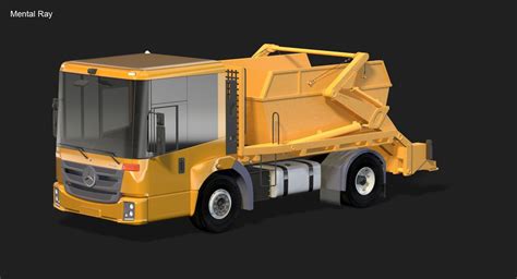 Skip Loader Truck 3d Model 149 3ds Fbx Max Free3d