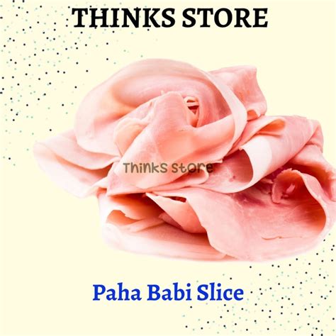 Jual Daging Babi Paha Slice Tanpa Kulit Pork Ham Slice 500g