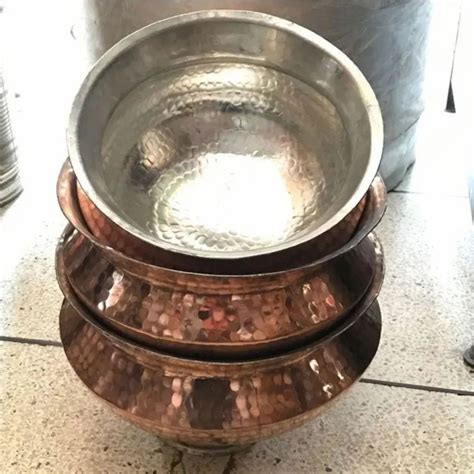 Capacity 500 Ml Golden Copper Handi At Rs 2100 Set In New Delhi Id 2854786949655