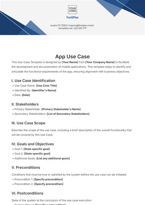Free Use Case Templates To Edit Online Print