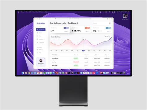 Room Booking Dashboard Admin On Behance