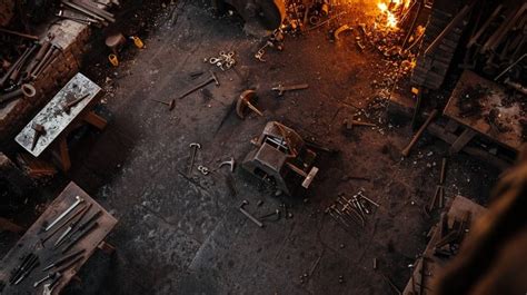 Free Industrial Forge Scene Image Industrial Forge Molten