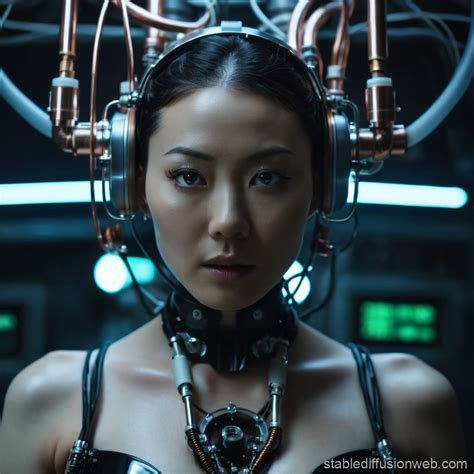 Cyborg Woman In Latex Suit Stable Diffusion Online