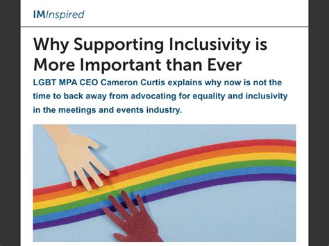 Mar Apr 2025im Inspired Why Supporting Inclusivity Is More Important