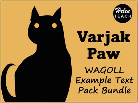 Varjak Paw Wagoll Example Text Pack Bundle Teaching Resources