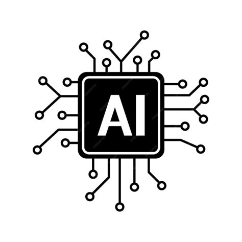 Premium Vector Ai Chipset Icon Artificial Intelligence Processor