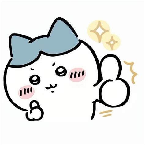 Hachiware Icon 3 Linked Are Plushies Chiikawa Doodle Dễ Thương