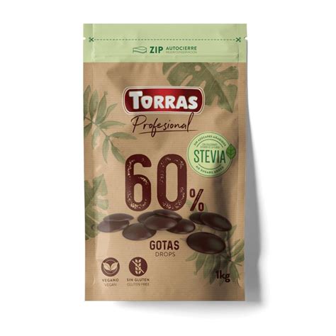 Tamna čokolada Za Kuhanje Kapljice 60 Sa Stevijom Torras 1kg Alternativa Webshop