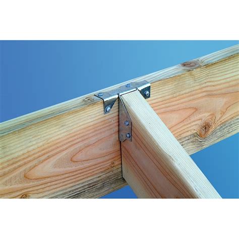 Simpson Strong Tie 3 2 7 In 18 Gauge Galvanized Steel Ridge Rafter Wood To Wood In The Straps
