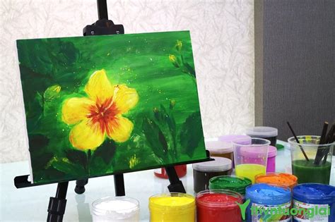 Những bí quyết vẽ tranh acrylic đơn giản thvntuonglai vn