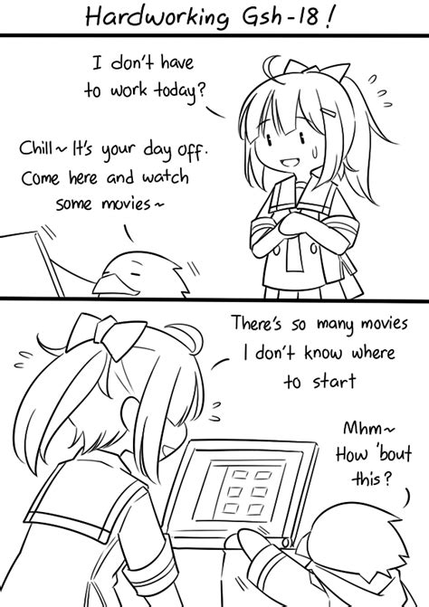 Guin Guin Admiral Kancolle Commander Girls Frontline Gsh 18