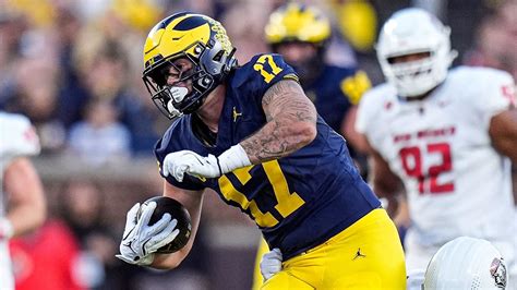 Michigans Marlin Klein Receives Top Grade Nationally After Week 1