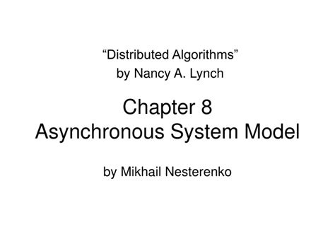Ppt Io Automata Distributed System Modeling Approach Powerpoint