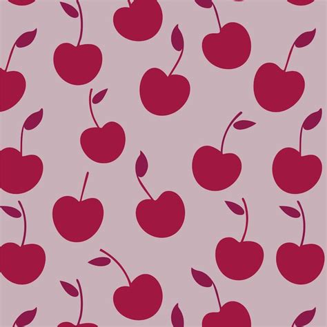 Premium Vector Vector Cherry Pattern
