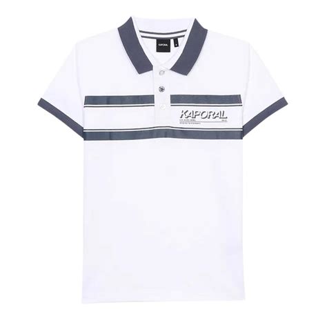 Polo Blanc Garçon Kaporal Paka Espace Des Marques