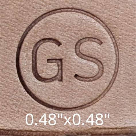 Customizable Initial Stamps Texasleathertools