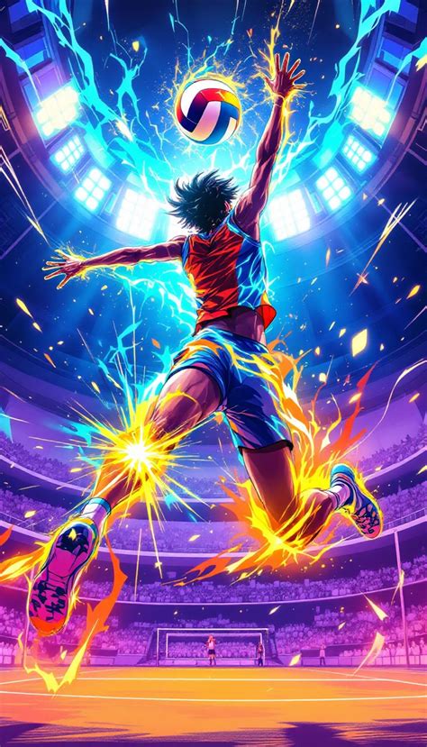 Free Anime Volleyball Power Image Volleyball Anime Manga Download