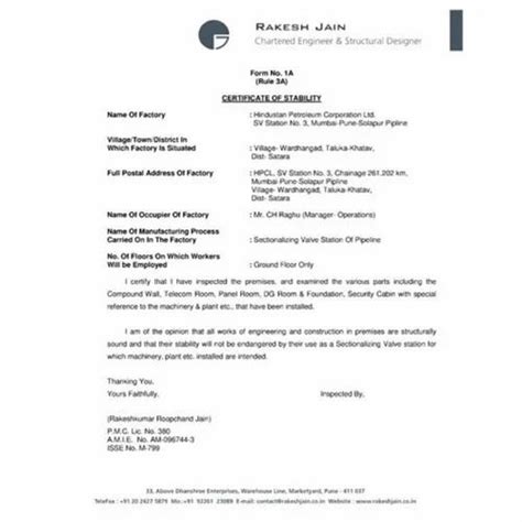 Structural Stability Certification In Pune Id 2853734503133