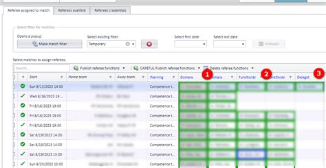 Assign Person As Match Referee Assigner Helpdocs