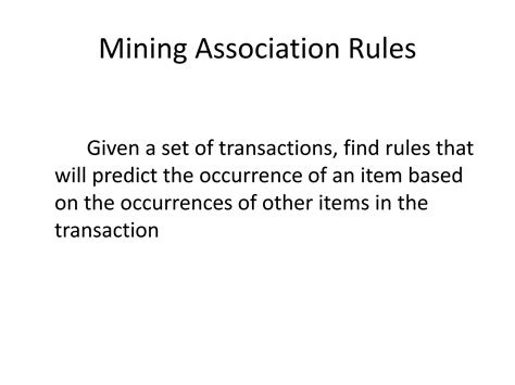 Eclat Algorithm In Association Rule Mining Pptx
