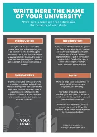 Free Academic Poster Templates To Customize Online
