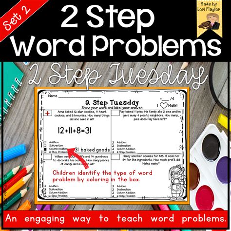 Free Math Two Step Word Problems Made By Teachers