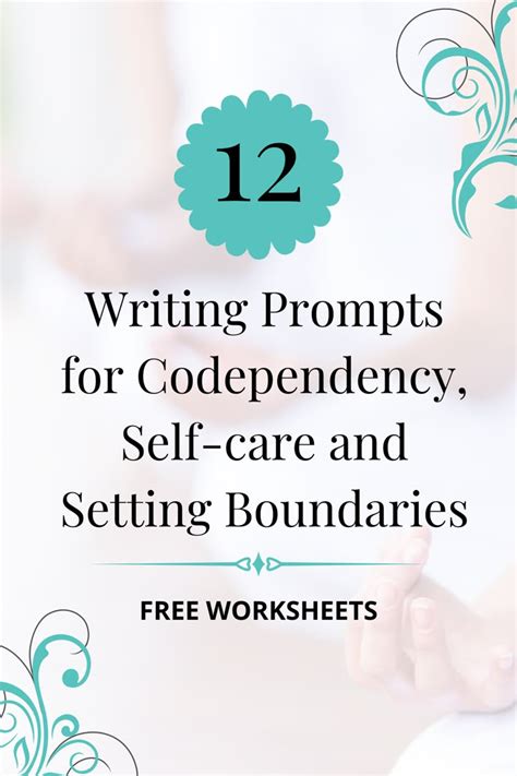 Codependency Workbook Free Printable