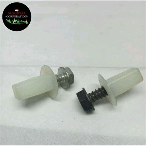 Kancing Klip Kedudukan Baut Mobil Original 1 Set Dengan Baut Lazada